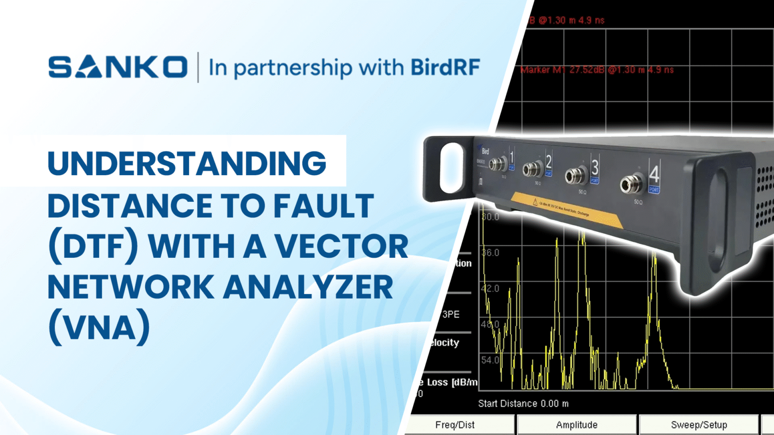 Vector Network Analyzer (VNA) & Distance to Fault (DTF)